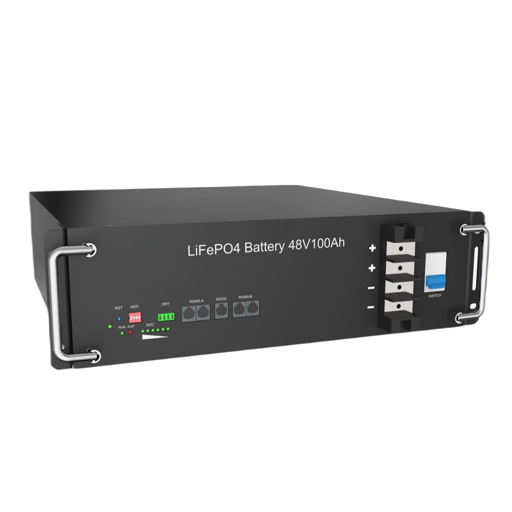Hyper 48100 Rack Mount LiFePO4 Battery, 5120Wh, 51.2V, 100Ah, High ...