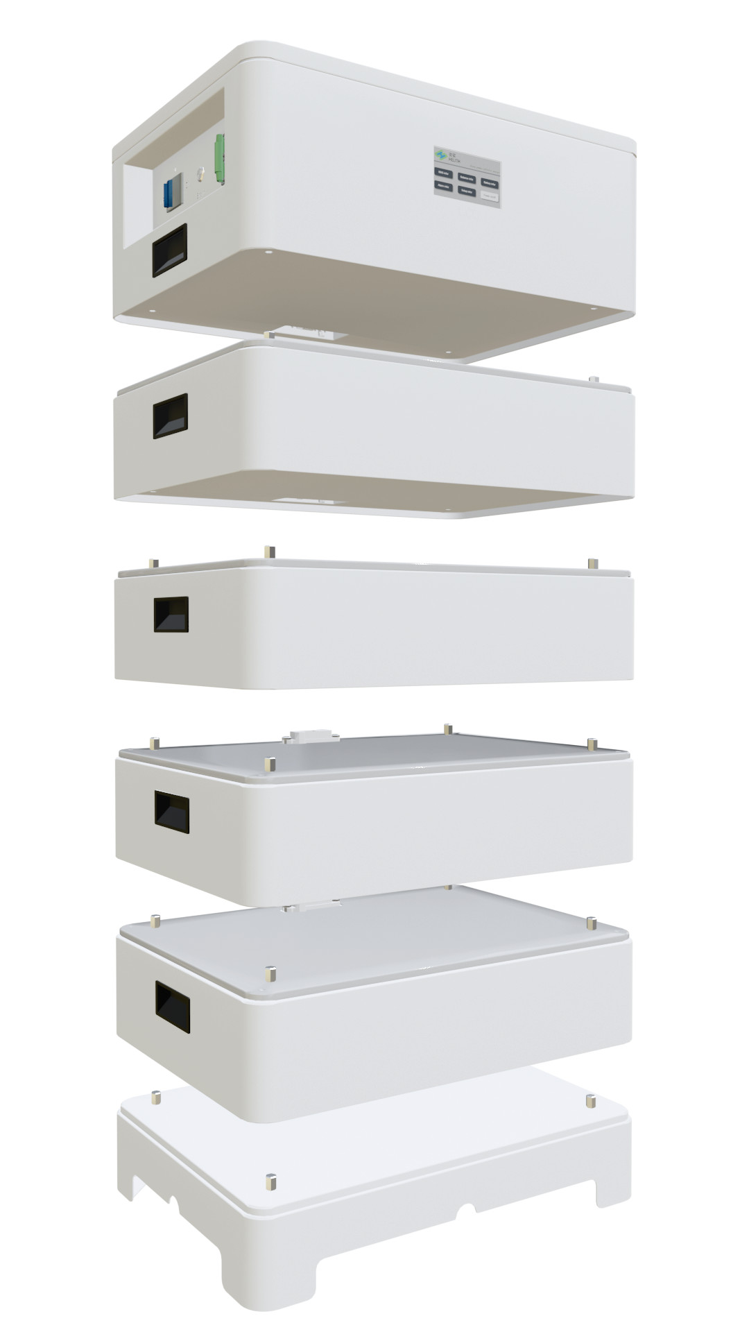 Helith Hive H25-4 Stackable 10.24kWh LiFePO4 Home Energy Storage ...